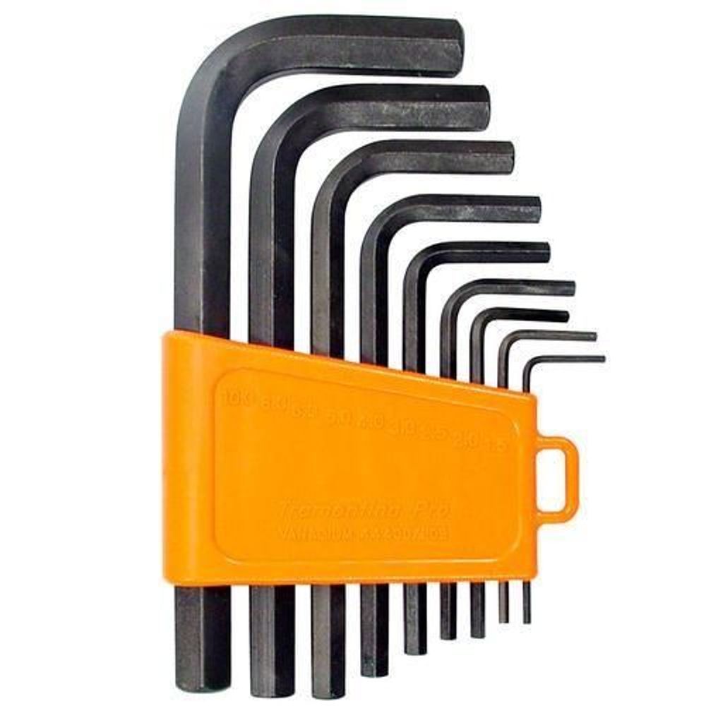 JOGO CHAVE ALLEN CURTA 9 PCS (1.5 A 10 MM) | TRAMONTINA | POLAR ...